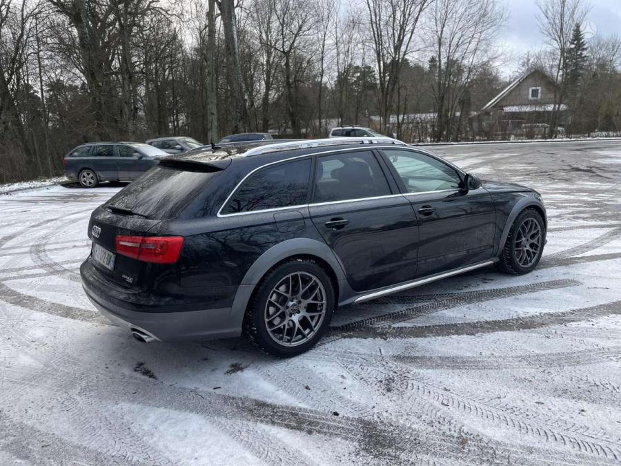 Melns Audi A6 Allroad 2013 Viļņa, ar dzinēja tilpumu 2.97 L un nobraukumu 273 tūkst. km par 11200 €, foto 4 vietnē AUTOMOTO.COM.LV