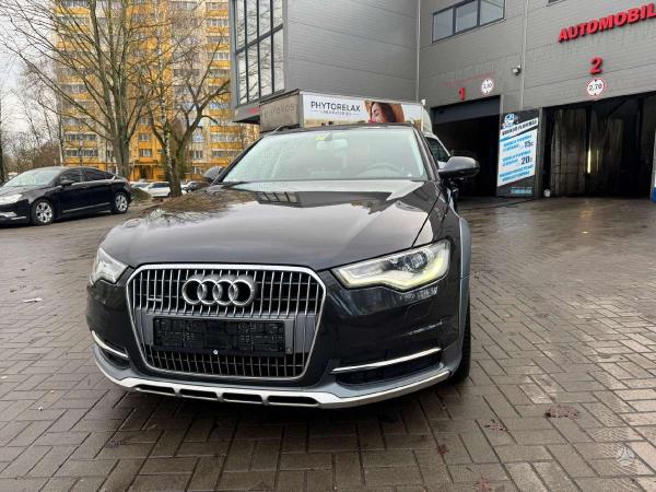 Black Audi A6 Allroad 2013 in Kaunas, with an engine capacity of 3.00 L and mileage of 268 thousand km for 12850 €, photo 5 on AUTOMOTO.COM.LV