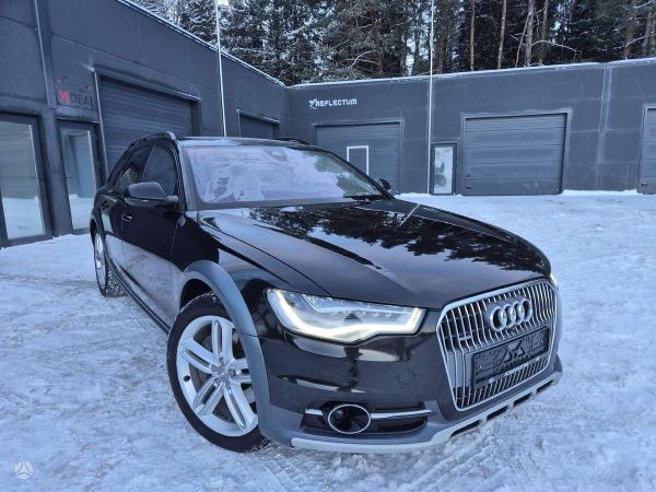 Melns Audi A6 Allroad 2013 Utena, ar dzinēja tilpumu 2.97 L un nobraukumu 358 tūkst. km par 12990 €, foto 2 vietnē AUTOMOTO.COM.LV