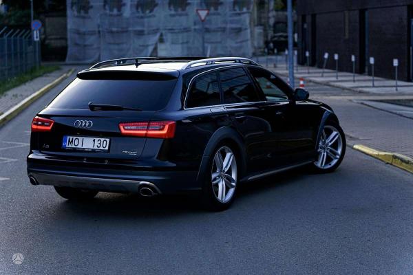 Black Audi A6 Allroad 2013 in Klaipeda, with an engine capacity of 2.97 L and mileage of 350 thousand km for 12300 €, photo 8 on AUTOMOTO.COM.LV