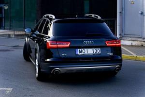 Black Audi A6 Allroad 2013 in Klaipeda, with an engine capacity of 2.97 L and mileage of 350 thousand km for 12300 €, photo 9 on AUTOMOTO.COM.LV