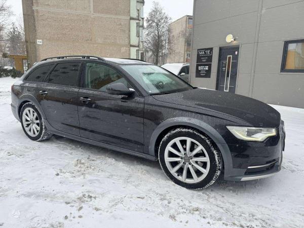 Melns Audi A6 Allroad 2013 Kauņa, ar dzinēja tilpumu 3.00 L un nobraukumu 267 tūkst. km par 10750 €, foto 2 vietnē AUTOMOTO.COM.LV