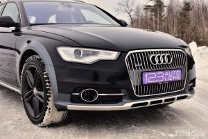 Black Audi A6 Allroad 2013 in Kretinga, with an engine capacity of 3.00 L and mileage of 256 thousand km for 13999 €, photo 6 on AUTOMOTO.COM.LV
