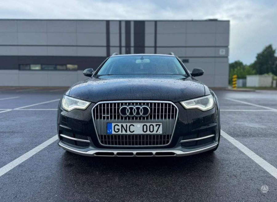 Black Audi A6 Allroad 2013 in Siauliai, with an engine capacity of 2.97 L and mileage of 376 thousand km for 10800 €, photo 1 on AUTOMOTO.COM.LV