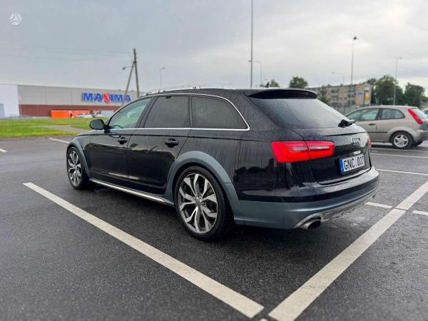 Black Audi A6 Allroad 2013 in Siauliai, with an engine capacity of 2.97 L and mileage of 376 thousand km for 10800 €, photo 8 on AUTOMOTO.COM.LV