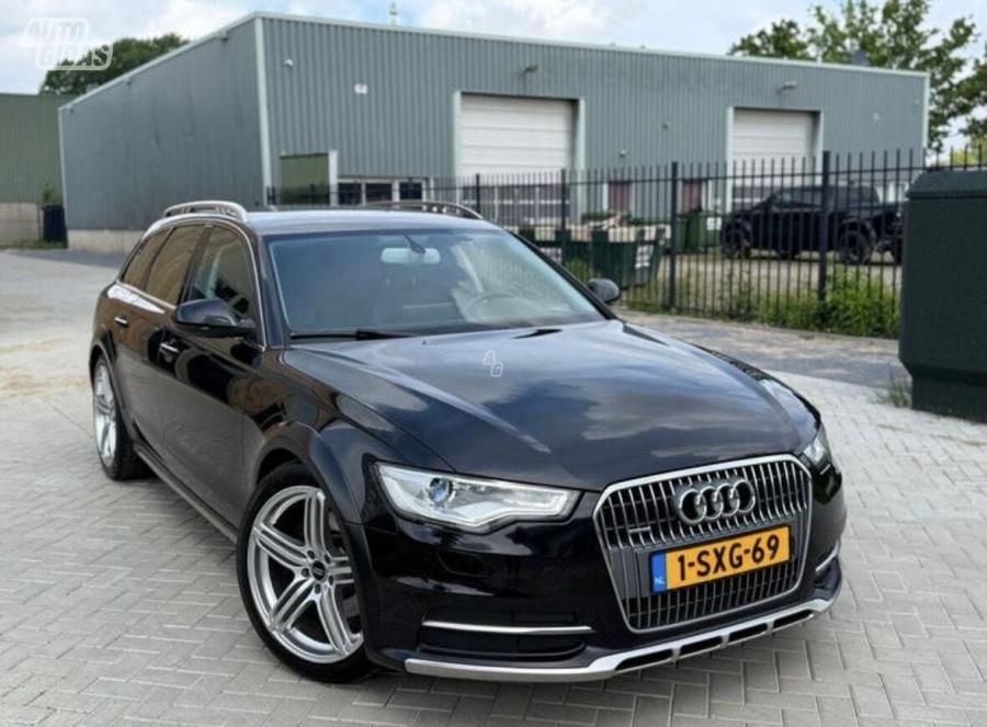Black Audi A6 Allroad 2013 in Kaunas, with an engine capacity of 3.00 L and mileage of 289 thousand km for 11150 €, photo 1 on AUTOMOTO.COM.LV