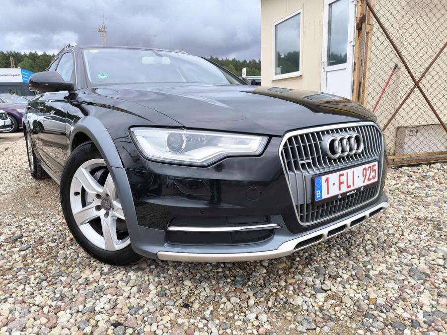 Black Audi A6 Allroad 2013 in Vilnius, with an engine capacity of 2.97 L and mileage of 278 thousand km for 10500 €, photo 4 on AUTOMOTO.COM.LV