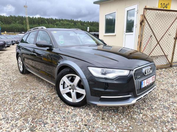 Melns Audi A6 Allroad 2013 Viļņa, ar dzinēja tilpumu 2.97 L un nobraukumu 278 tūkst. km par 10500 €, foto 4 vietnē AUTOMOTO.COM.LV