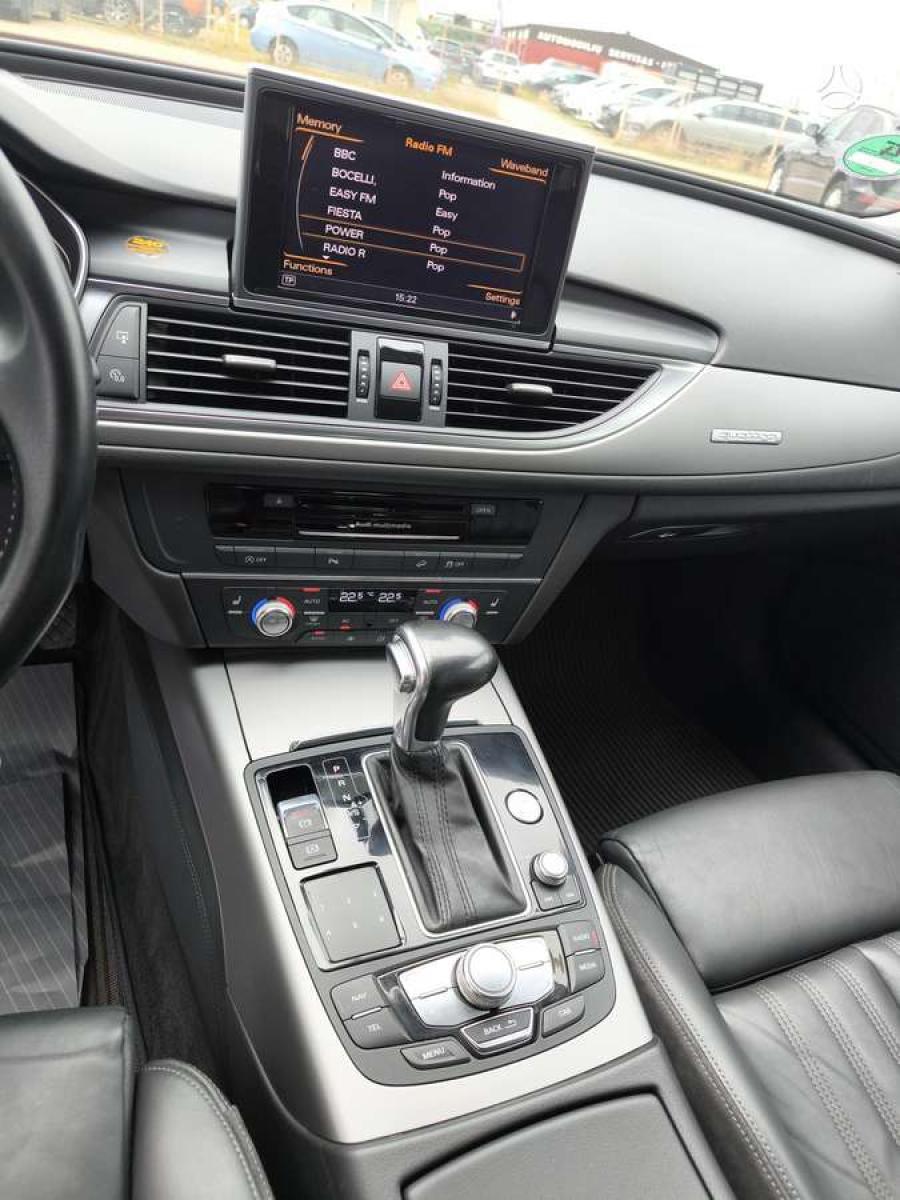 Black Audi A6 Allroad 2013 in Vilnius, with an engine capacity of 2.97 L and mileage of 278 thousand km for 10500 €, photo 23 on AUTOMOTO.COM.LV