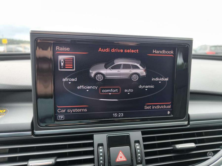 Black Audi A6 Allroad 2013 in Vilnius, with an engine capacity of 2.97 L and mileage of 278 thousand km for 10500 €, photo 30 on AUTOMOTO.COM.LV