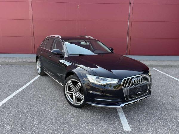 Black Audi A6 Allroad 2013 in Kaunas, with an engine capacity of 3.00 L and mileage of 284 thousand km for 11950 €, photo 1 on AUTOMOTO.COM.LV