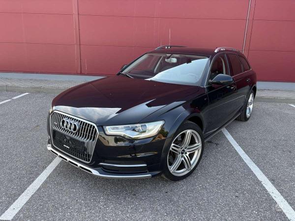 Black Audi A6 Allroad 2013 in Kaunas, with an engine capacity of 3.00 L and mileage of 284 thousand km for 11950 €, photo 2 on AUTOMOTO.COM.LV