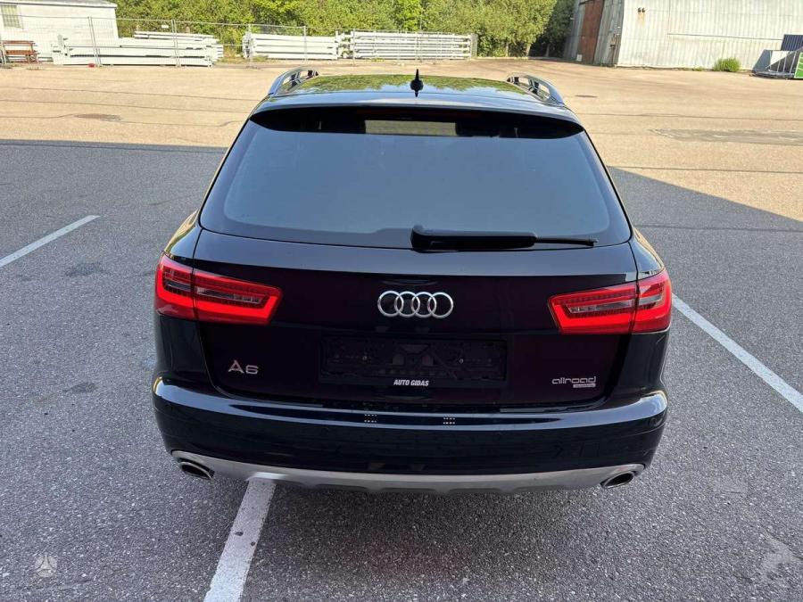 Melns Audi A6 Allroad 2013 Kauņa, ar dzinēja tilpumu 3.00 L un nobraukumu 284 tūkst. km par 11950 €, foto 8 vietnē AUTOMOTO.COM.LV
