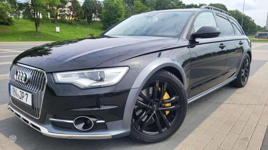 Melns Audi A6 Allroad 2013 Jonava, ar dzinēja tilpumu 2.97 L un nobraukumu 248 tūkst. km par 12600 €, foto 3 vietnē AUTOMOTO.COM.LV