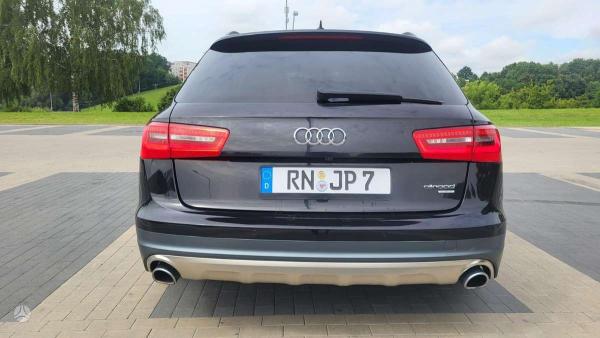 Melns Audi A6 Allroad 2013 Jonava, ar dzinēja tilpumu 2.97 L un nobraukumu 248 tūkst. km par 12600 €, foto 6 vietnē AUTOMOTO.COM.LV