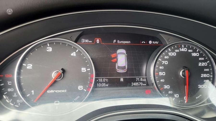 Melns Audi A6 Allroad 2013 Jonava, ar dzinēja tilpumu 2.97 L un nobraukumu 248 tūkst. km par 12600 €, foto 14 vietnē AUTOMOTO.COM.LV
