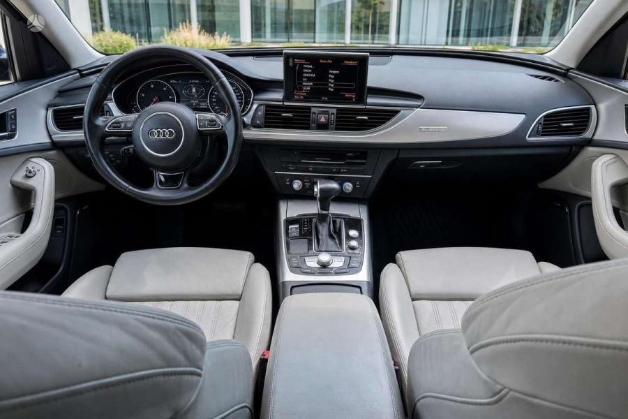 Black Audi A6 Allroad 2013 in Vilnius, with an engine capacity of 3.00 L and mileage of 267 thousand km for 11350 €, photo 12 on AUTOMOTO.COM.LV