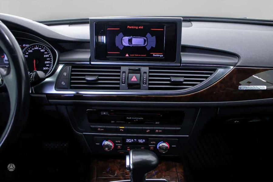 Black Audi A6 Allroad 2013 in Kaunas, with an engine capacity of 3.00 L and mileage of 200 thousand km for 11790 €, photo 9 on AUTOMOTO.COM.LV