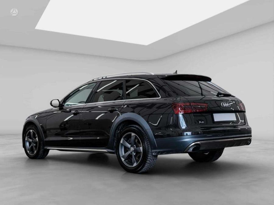 Melns Audi A6 Allroad 2013 Kauņa, ar dzinēja tilpumu 3.00 L un nobraukumu 204 tūkst. km par 11890 €, foto 3 vietnē AUTOMOTO.COM.LV