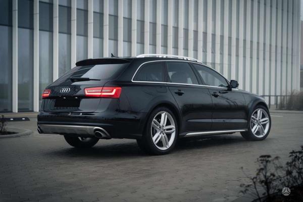 Black Audi A6 Allroad 2014 in Vilnius, with an engine capacity of 2.97 L and mileage of 270 thousand km for 13750 €, photo 5 on AUTOMOTO.COM.LV