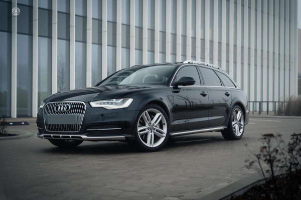 Black Audi A6 Allroad 2014 in Vilnius, with an engine capacity of 2.97 L and mileage of 270 thousand km for 13750 €, photo 6 on AUTOMOTO.COM.LV