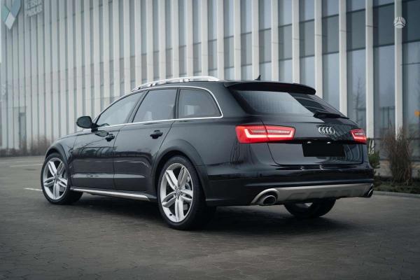 Black Audi A6 Allroad 2014 in Vilnius, with an engine capacity of 2.97 L and mileage of 270 thousand km for 13750 €, photo 8 on AUTOMOTO.COM.LV