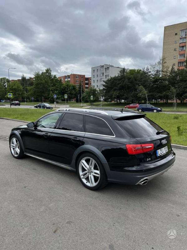 Melns Audi A6 Allroad 2014 Kauņa, ar dzinēja tilpumu 2.97 L un nobraukumu 328 tūkst. km par 16500 €, foto 5 vietnē AUTOMOTO.COM.LV