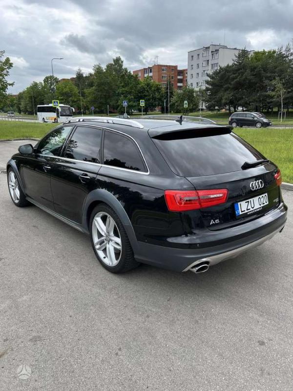 Melns Audi A6 Allroad 2014 Kauņa, ar dzinēja tilpumu 2.97 L un nobraukumu 328 tūkst. km par 16500 €, foto 6 vietnē AUTOMOTO.COM.LV