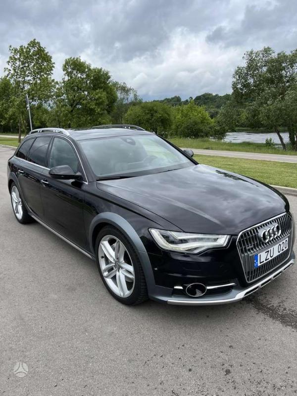 Melns Audi A6 Allroad 2014 Kauņa, ar dzinēja tilpumu 2.97 L un nobraukumu 328 tūkst. km par 16500 €, foto 10 vietnē AUTOMOTO.COM.LV