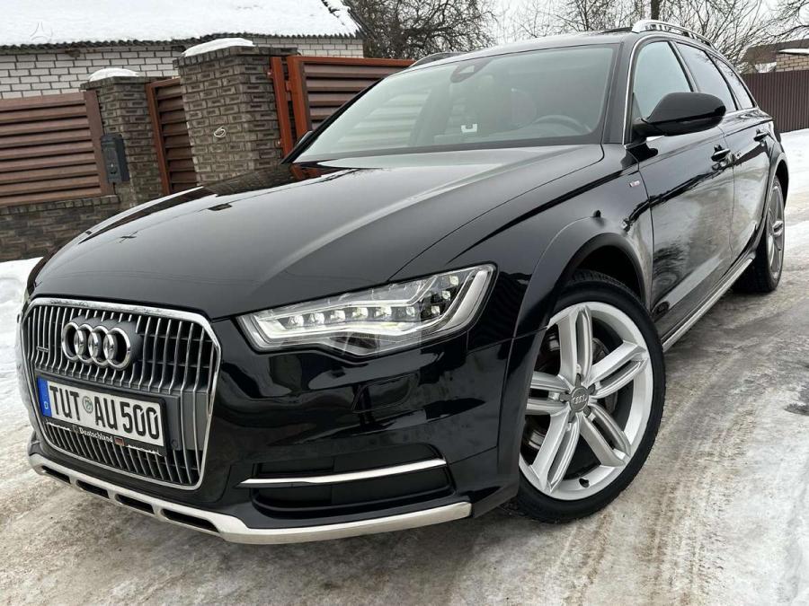 Melns Audi A6 Allroad 2014 Viļņa, ar dzinēja tilpumu 2.97 L un nobraukumu 235 tūkst. km par 14550 €, foto 2 vietnē AUTOMOTO.COM.LV