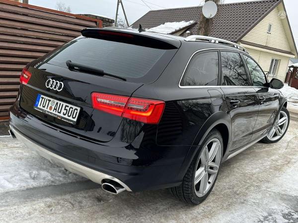 Black Audi A6 Allroad 2014 in Vilnius, with an engine capacity of 2.97 L and mileage of 235 thousand km for 14550 €, photo 4 on AUTOMOTO.COM.LV