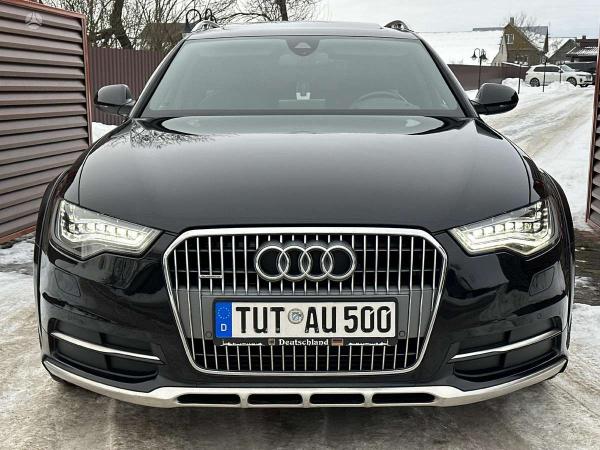 Black Audi A6 Allroad 2014 in Vilnius, with an engine capacity of 2.97 L and mileage of 235 thousand km for 14550 €, photo 5 on AUTOMOTO.COM.LV