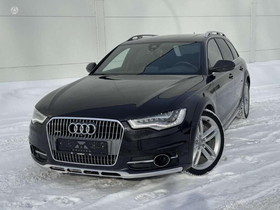Melns Audi A6 Allroad 2014 Kauņa, ar dzinēja tilpumu 2.97 L un nobraukumu 325 tūkst. km par 14350 €, foto 1 vietnē AUTOMOTO.COM.LV