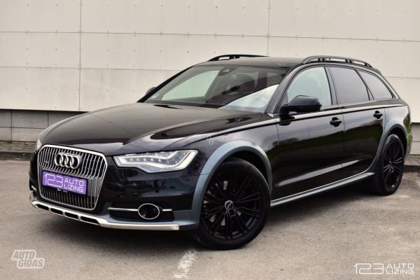 Black Audi A6 Allroad 2014 in Kretinga, with an engine capacity of 3.00 L and mileage of 227 thousand km for 15399 €, photo 1 on AUTOMOTO.COM.LV