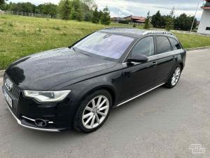 Melns Audi A6 Allroad 2014 Panevēža, ar dzinēja tilpumu 3.00 L un nobraukumu 287 tūkst. km par 11750 €, foto  vietnē AUTOMOTO.COM.LV