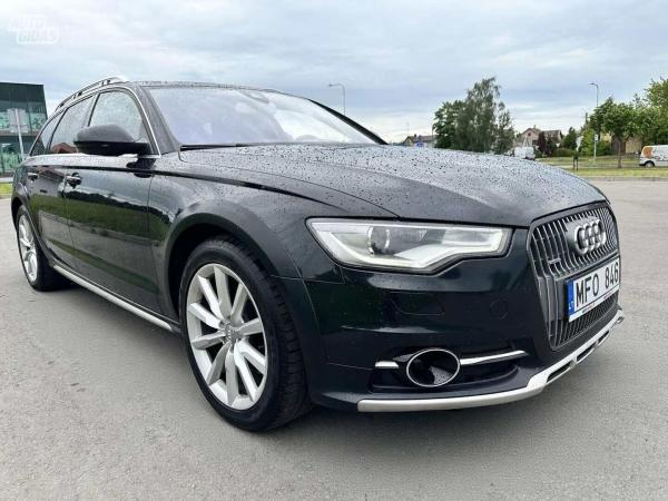 Black Audi A6 Allroad 2014 in Panevezys, with an engine capacity of 3.00 L and mileage of 287 thousand km for 11750 €, photo 2 on AUTOMOTO.COM.LV