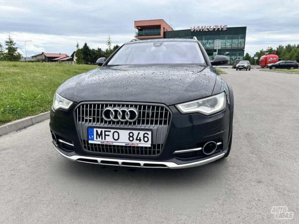 Black Audi A6 Allroad 2014 in Panevezys, with an engine capacity of 3.00 L and mileage of 287 thousand km for 11750 €, photo 3 on AUTOMOTO.COM.LV