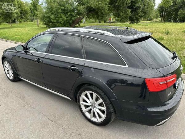 Black Audi A6 Allroad 2014 in Panevezys, with an engine capacity of 3.00 L and mileage of 287 thousand km for 11750 €, photo 4 on AUTOMOTO.COM.LV