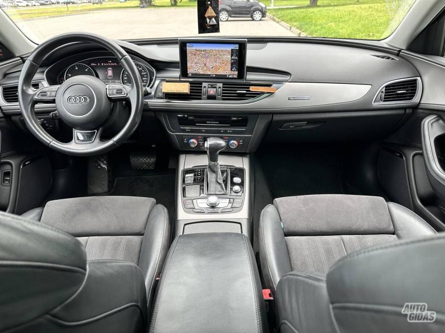 Melns Audi A6 Allroad 2014 Panevēža, ar dzinēja tilpumu 3.00 L un nobraukumu 287 tūkst. km par 11750 €, foto 11 vietnē AUTOMOTO.COM.LV