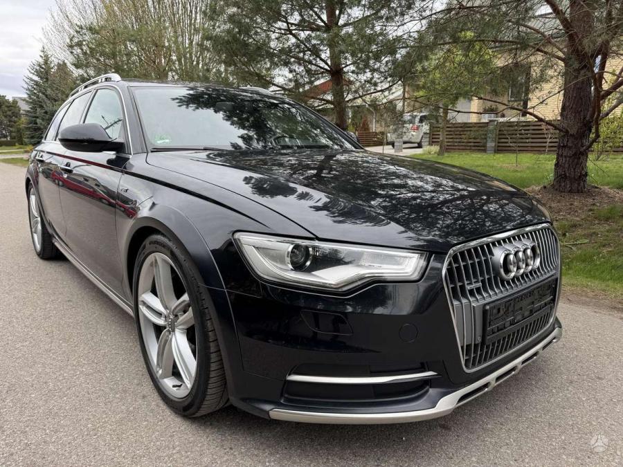 Черный Ауди А6 Олроуд 2014 в Мариямполе, объемом двигателя 2.97 л и пробегом 280 тыс. км за 12500 €, фото 1 на AUTOMOTO.COM.LV