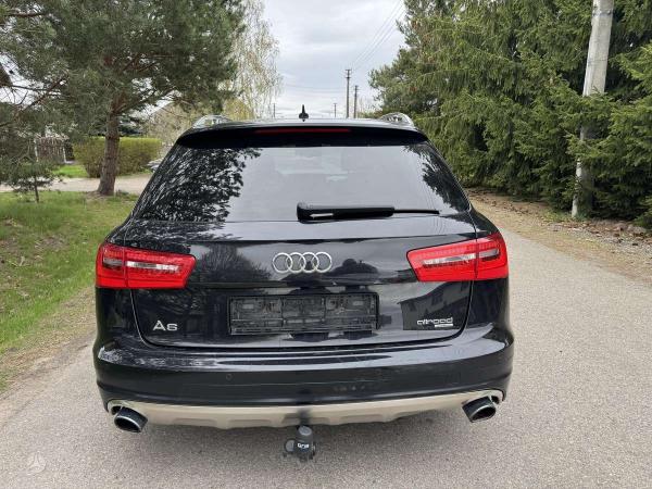 Black Audi A6 Allroad 2014 in Marijampole, with an engine capacity of 2.97 L and mileage of 280 thousand km for 12500 €, photo 6 on AUTOMOTO.COM.LV