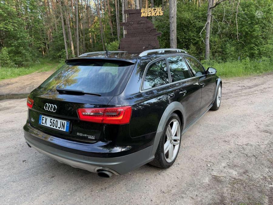 Black Audi A6 Allroad 2014 in Vilnius, with an engine capacity of 2.97 L and mileage of 212 thousand km for 11250 €, photo 7 on AUTOMOTO.COM.LV