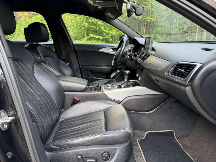Black Audi A6 Allroad 2014 in Vilnius, with an engine capacity of 2.97 L and mileage of 212 thousand km for 11250 €, photo 13 on AUTOMOTO.COM.LV