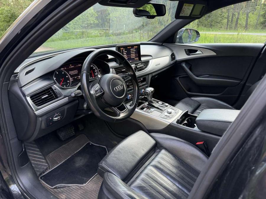 Black Audi A6 Allroad 2014 in Vilnius, with an engine capacity of 2.97 L and mileage of 212 thousand km for 11250 €, photo 15 on AUTOMOTO.COM.LV