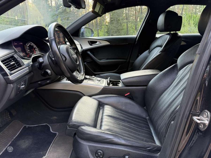 Black Audi A6 Allroad 2014 in Vilnius, with an engine capacity of 2.97 L and mileage of 212 thousand km for 11250 €, photo 16 on AUTOMOTO.COM.LV