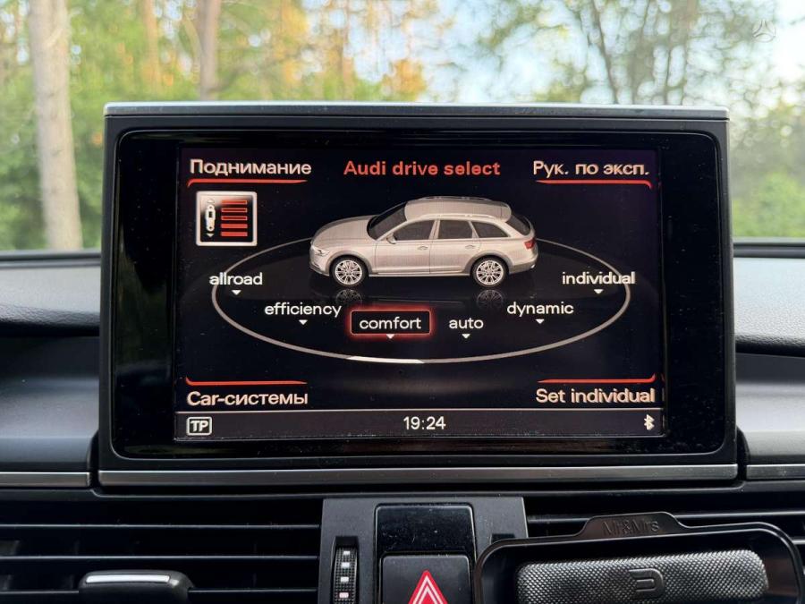 Black Audi A6 Allroad 2014 in Vilnius, with an engine capacity of 2.97 L and mileage of 212 thousand km for 11250 €, photo 23 on AUTOMOTO.COM.LV