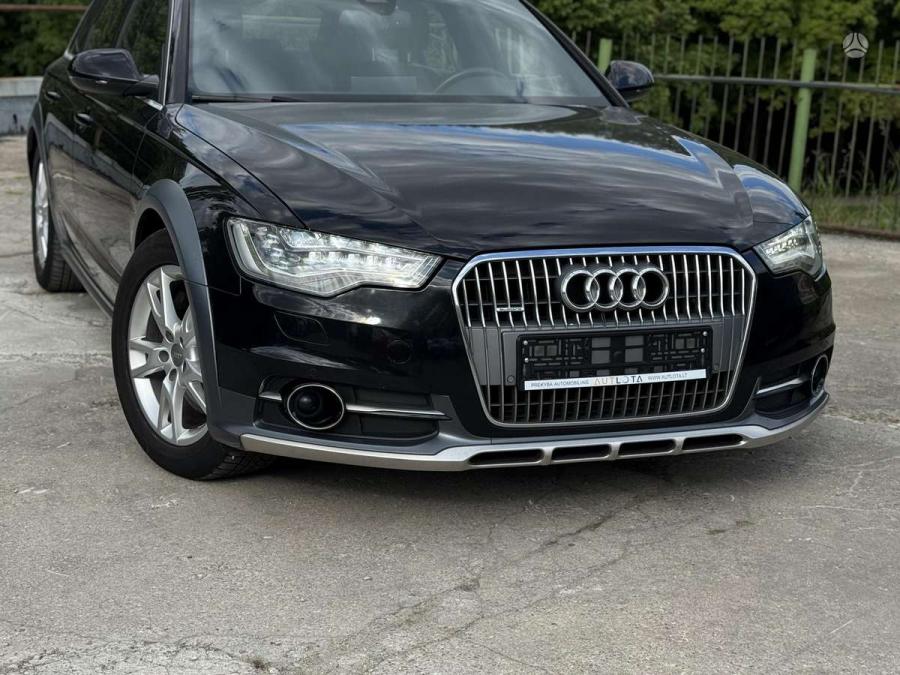 Black Audi A6 Allroad 2014 in Vilnius, with an engine capacity of 2.97 L and mileage of 267 thousand km for 13600 €, photo 11 on AUTOMOTO.COM.LV
