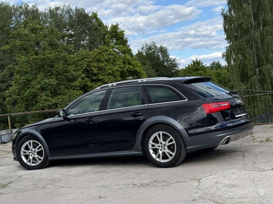 Black Audi A6 Allroad 2014 in Vilnius, with an engine capacity of 2.97 L and mileage of 267 thousand km for 13600 €, photo 12 on AUTOMOTO.COM.LV