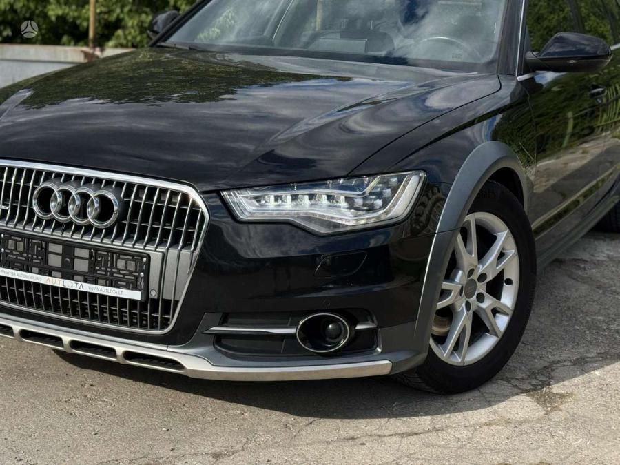 Black Audi A6 Allroad 2014 in Vilnius, with an engine capacity of 2.97 L and mileage of 267 thousand km for 13600 €, photo 15 on AUTOMOTO.COM.LV