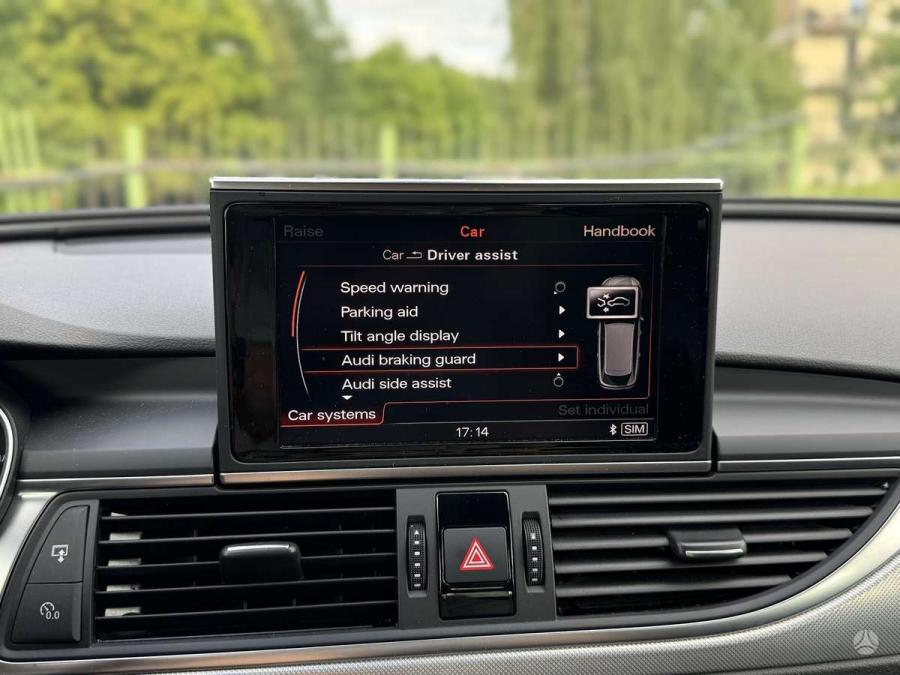 Black Audi A6 Allroad 2014 in Vilnius, with an engine capacity of 2.97 L and mileage of 267 thousand km for 13600 €, photo 23 on AUTOMOTO.COM.LV